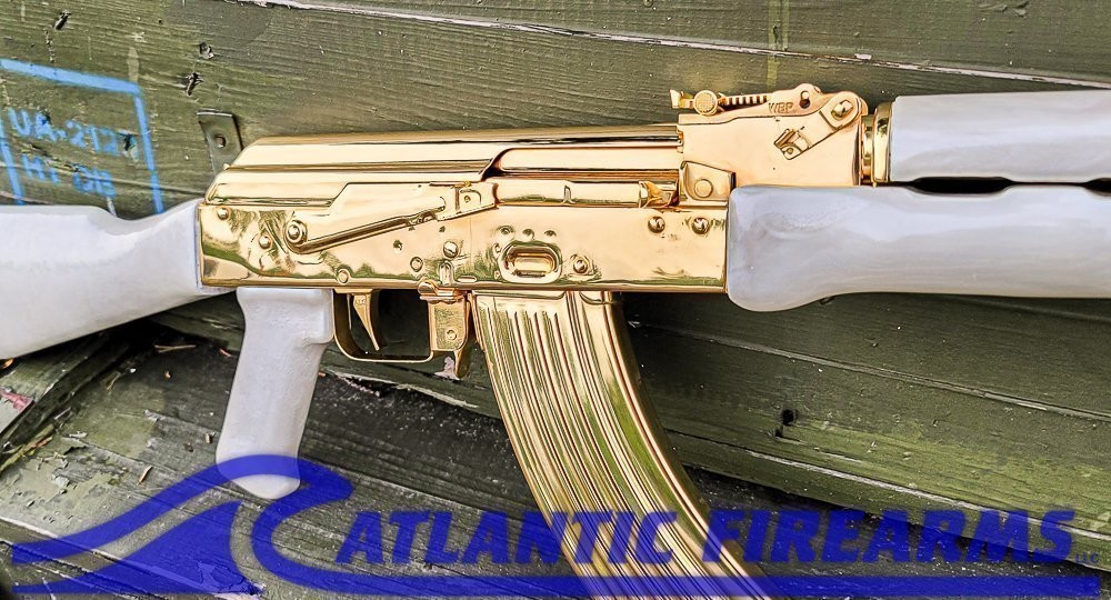 24KT Gold AK47 Rifle SALE - AtlanticFirearms.com