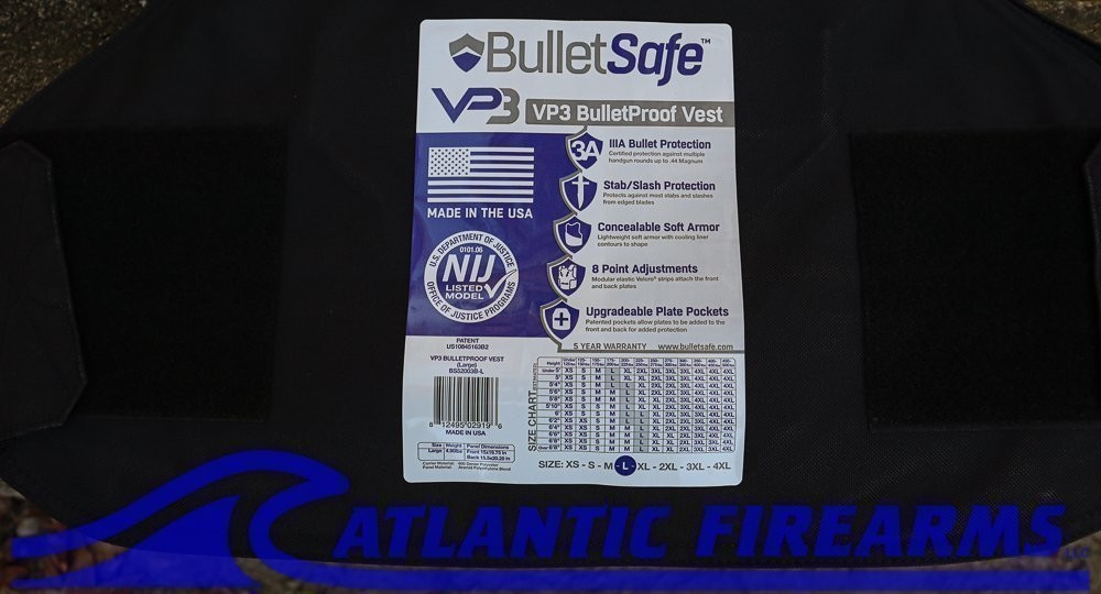 Bulletsafe Level IIIA Bulletproof Vest Sale - AtlanticFirearms.com