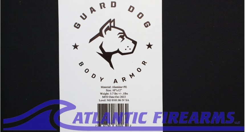 Guard Dog Body Armor Level IV Plate SALE - AtlanticFirearms.com