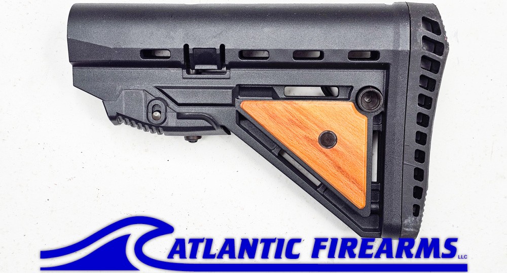 Collapsible Wood Panel AR15 Stock - AtlanticFirearms.com