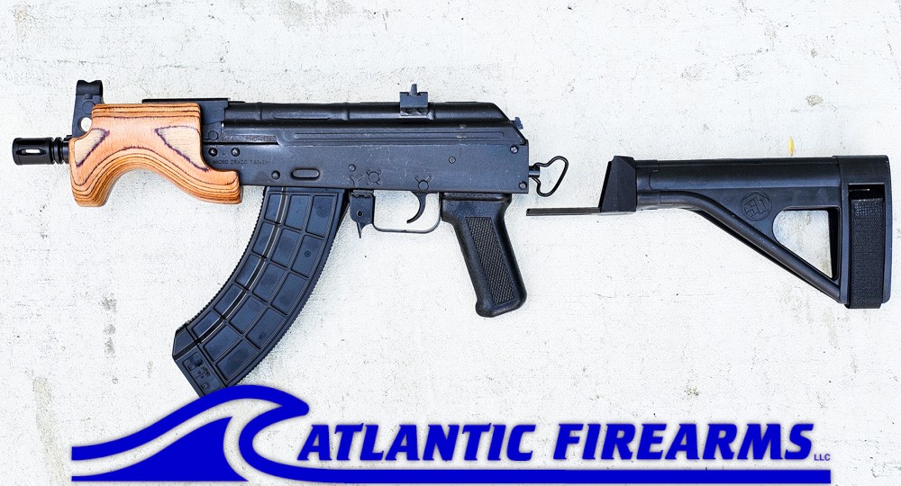 Micro Draco Ak47 Pistol W/ Brace - AtlanticFirearms.com