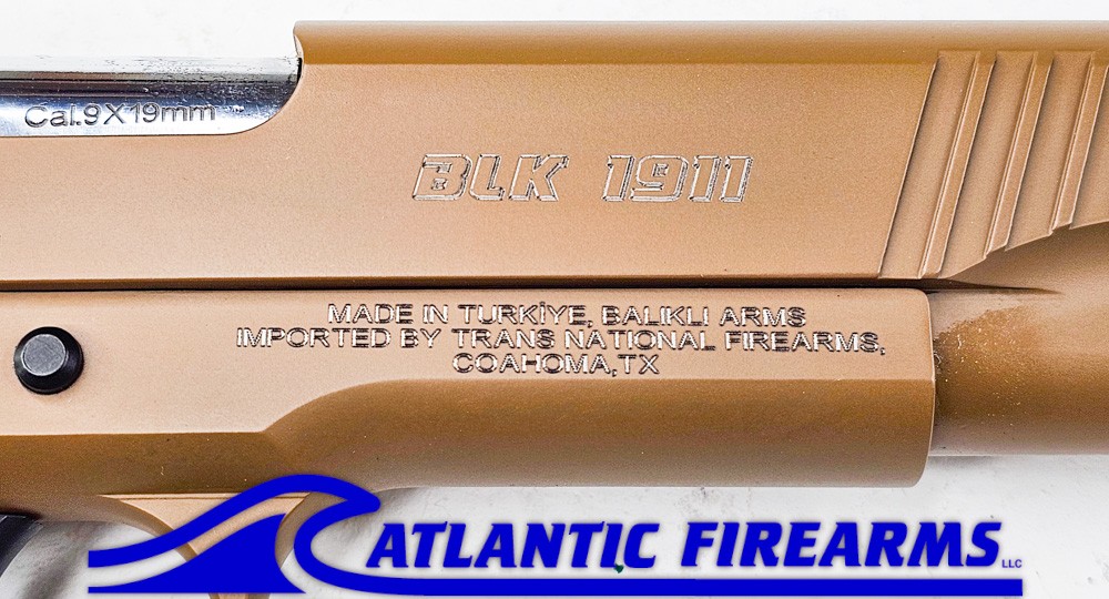 1911 COMPETITION Pistol 9mm FDE-BLEM - AtlanticFirearms.com