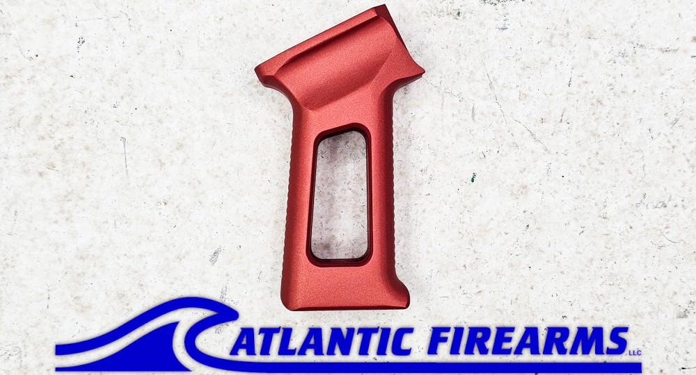 Red Skeletonized AK Grip - AtlanticFirearms.com