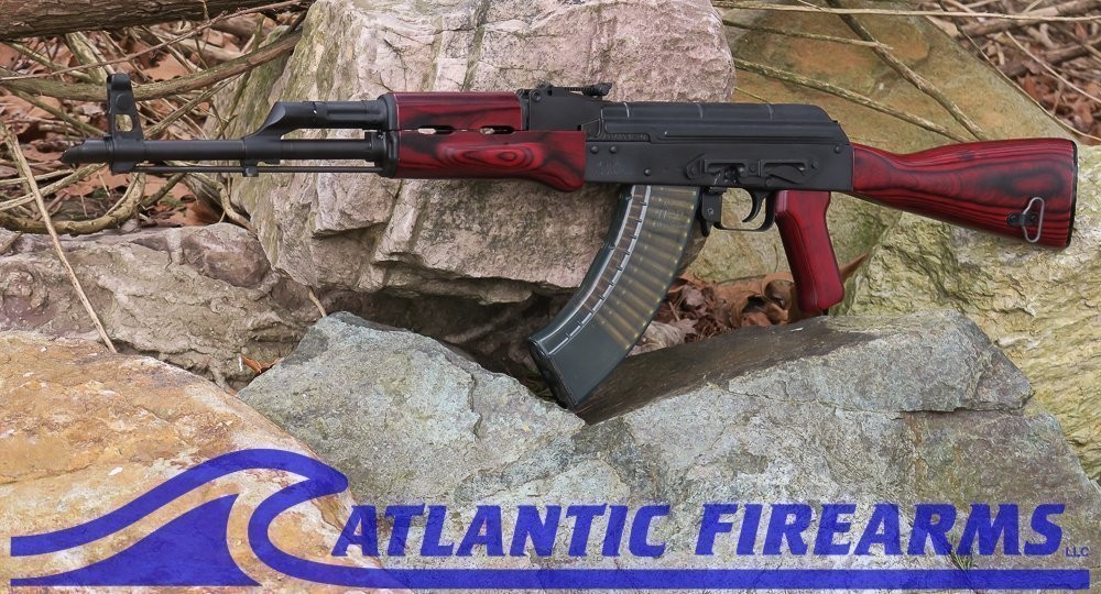 AK47 Russian Red Stock Set - AtlanticFirearms.com
