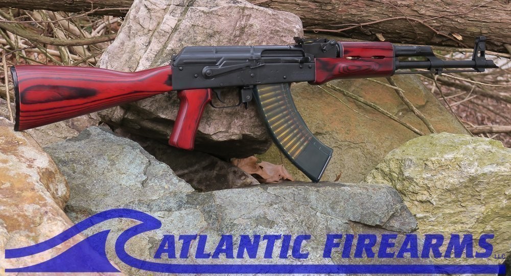 AK47 Russian Red Stock Set - AtlanticFirearms.com
