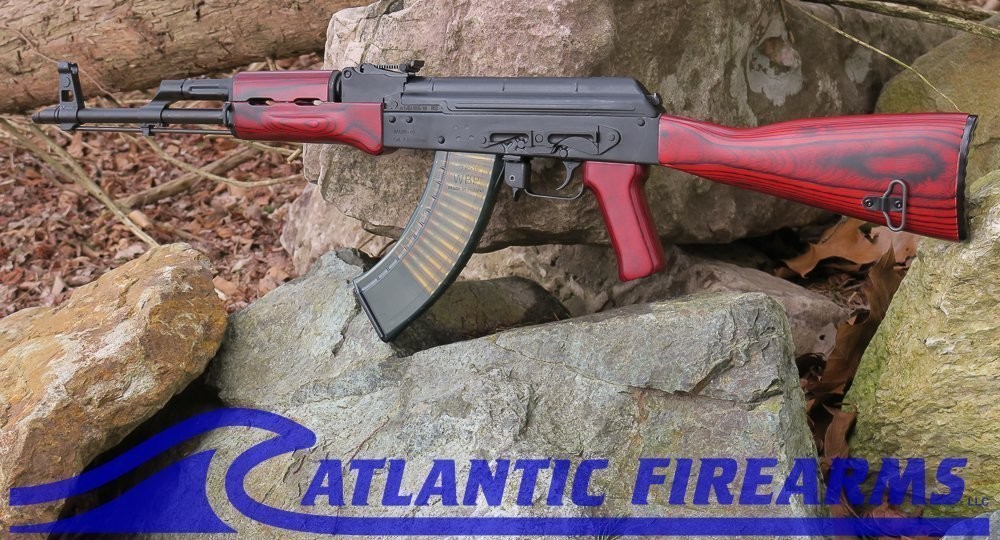 AK47 Russian Red Stock Set - AtlanticFirearms.com