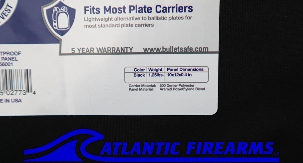 Bulletsafe Armor Panel Sale - AtlanticFirearms.com