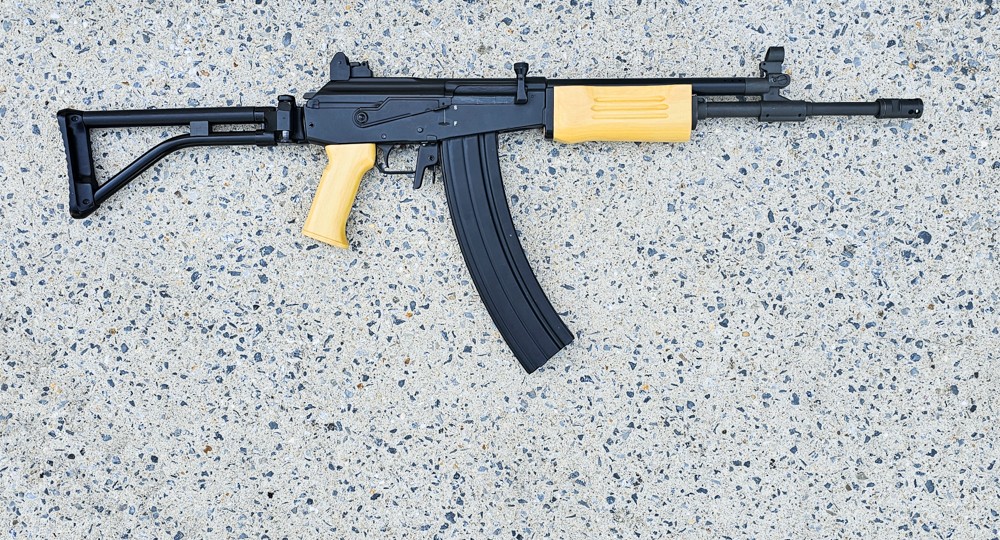 Galil SAR Yellow Heart Furniture Set - AtlanticFirearms.com