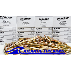 Wolf WM193 5.56x45 55grain FMJ 1000rds - AtlanticFirearms.com