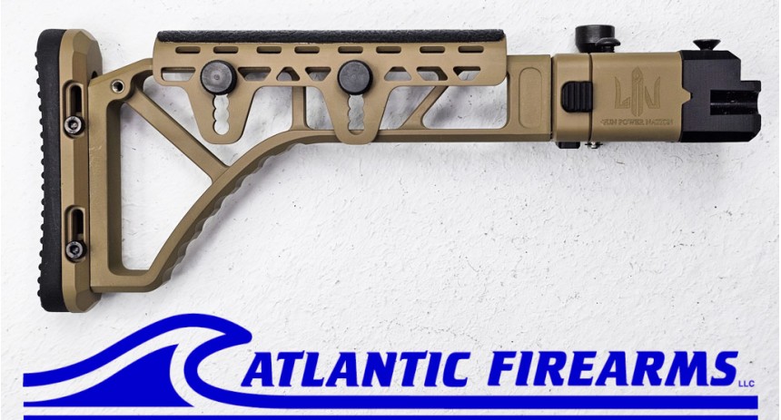 AK Folding Skeleton Buttstock- Coyote - AtlanticFirearms.com