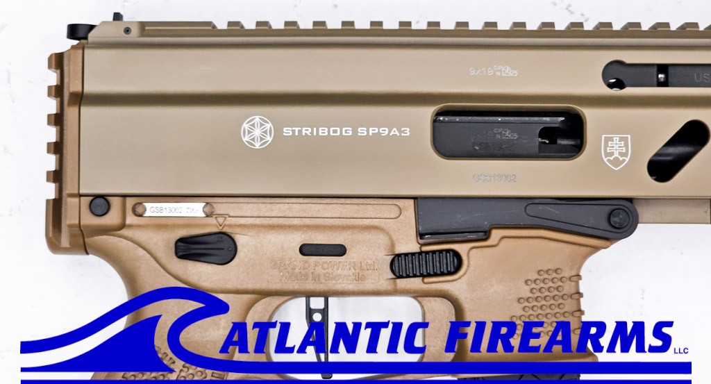 Stribog SP9A3 FDE Pistol W/ Brace - AtlanticFirearms.com