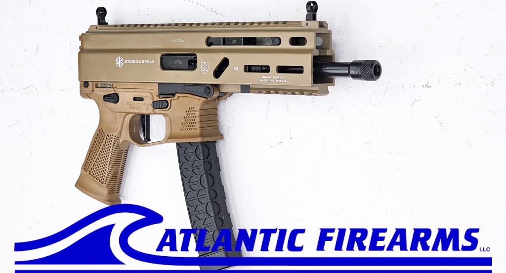 Stribog SP9A3 FDE Pistol W/ Brace - AtlanticFirearms.com