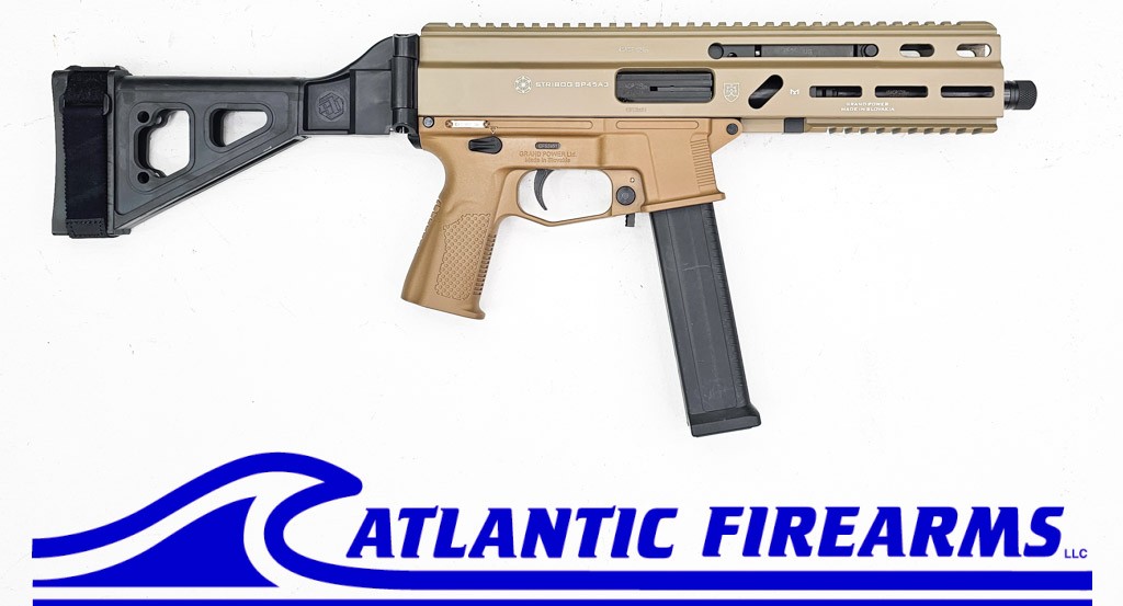 Stribog SP45A3 FDE Pistol W/ Brace - AtlanticFirearms.com