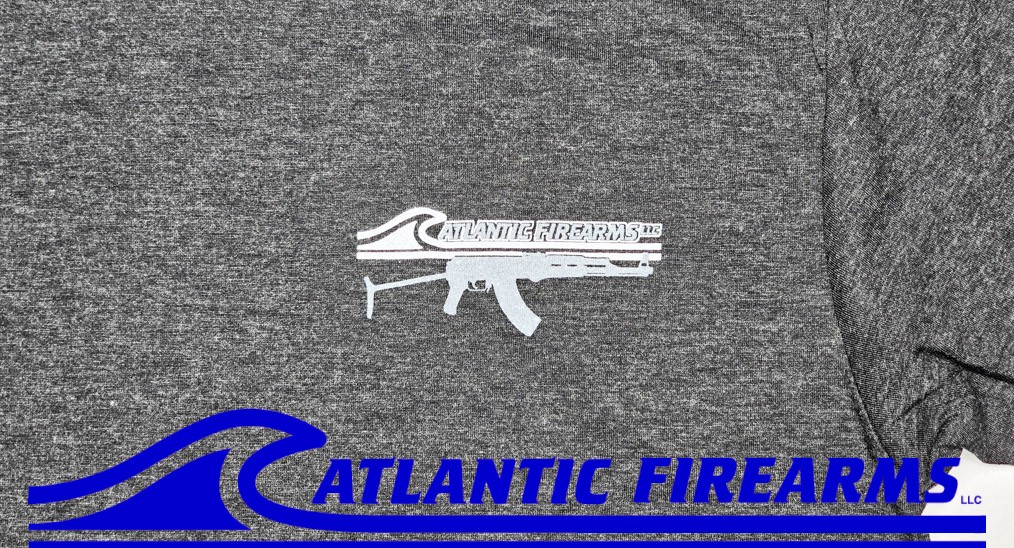 Atlantic Firearms Wave Logo T-Shirt - Charcoal Heather Black ...