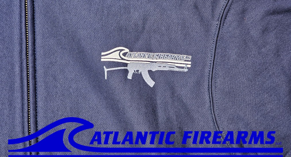 Atlantic Firearms Wave Logo Full-Zip Hooded Sweatshirt - True Navy ...
