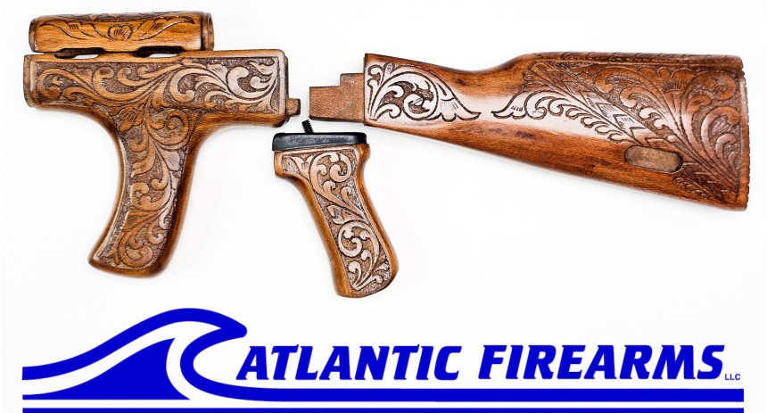 Khyber Pass Engraved AKM Dong Stock Set 4 - AtlanticFirearms.com
