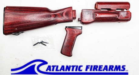 AK Milled Red Stock Set - AtlanticFirearms.com