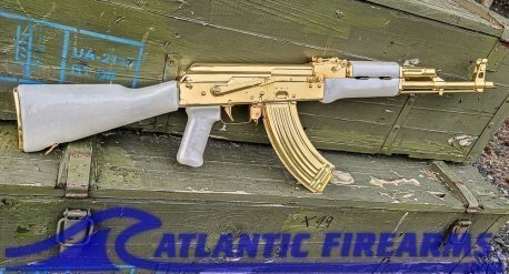 24KT Gold AK47 Rifle Video - AtlanticFirearms.com