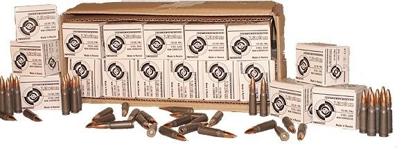 AK47 Ammo Russian Ulyanovsk $259 Per 1000 Round Case Delivered ...