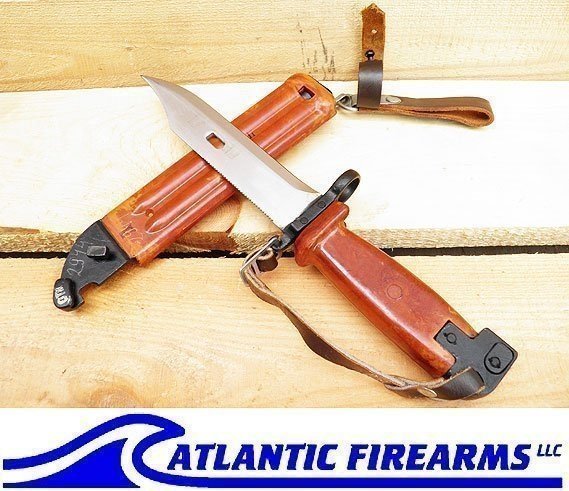 Brown Bakelite AK74- AK47 Bayonet - AtlanticFirearms.com
