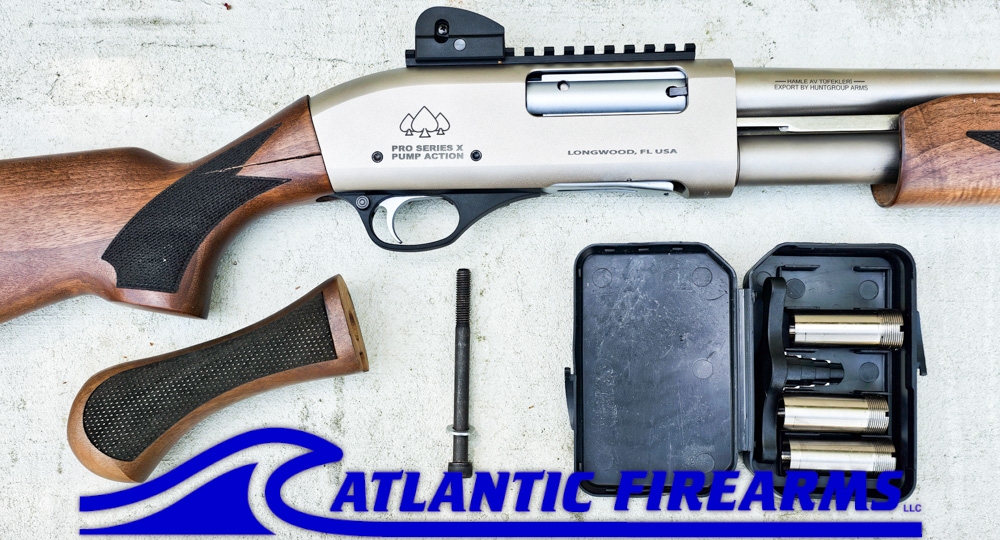 Black Aces Pro X Tactical Pump Shotgun Silver Walnut- GunSmith Special ...