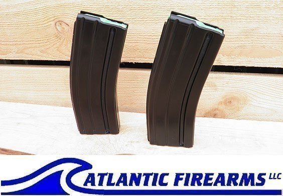 AR15 30 Round Black Hi Capacity Magazine 2 Pack - AtlanticFirearms.com