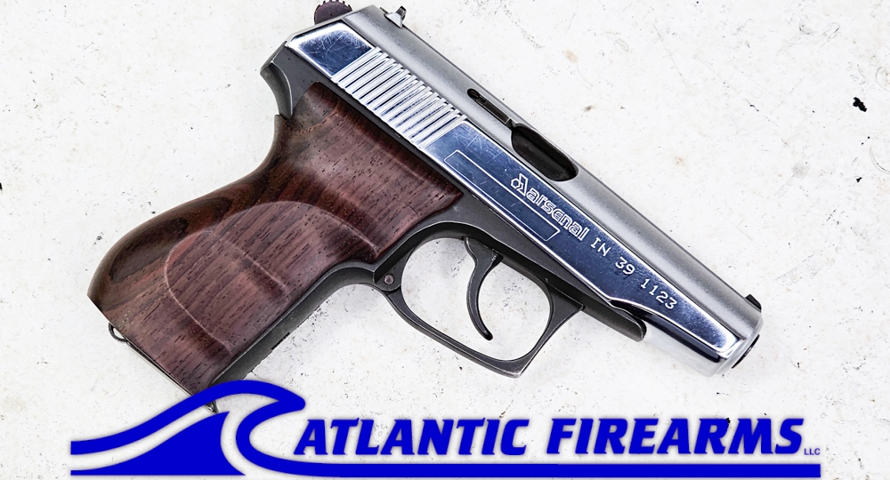 Bulgarian Makarov 9x18 Pistol w/ Chrome Slide - AtlanticFirearms.com