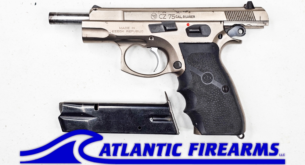 CZ 75 9mm Pistol-Nickel - AtlanticFirearms.com