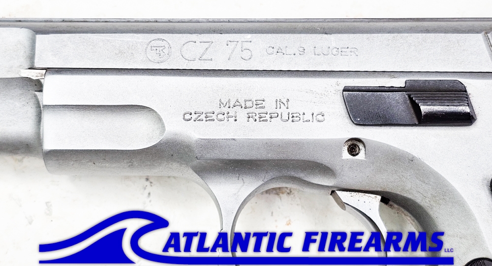 CZ 75 9mm Silver - AtlanticFirearms.com