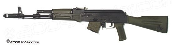 Arsenal AK47 Rifle SGL21-73 (Saiga) - OD Green Stockset Russian made ...