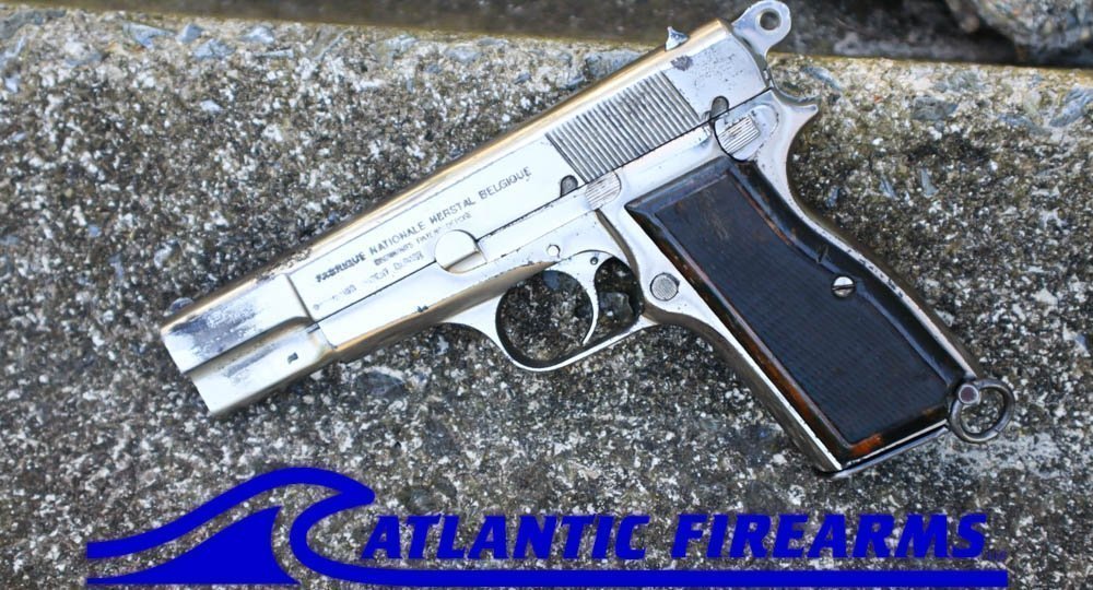9MM FN High Power Nickel Pistol SALE - AtlanticFirearms.com