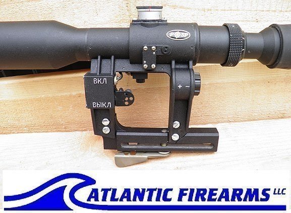 POSP 3-9x42 Zoom Rifle Scope w/ 7.62x39 BDC 400 Meter Rangefinder, AK ...