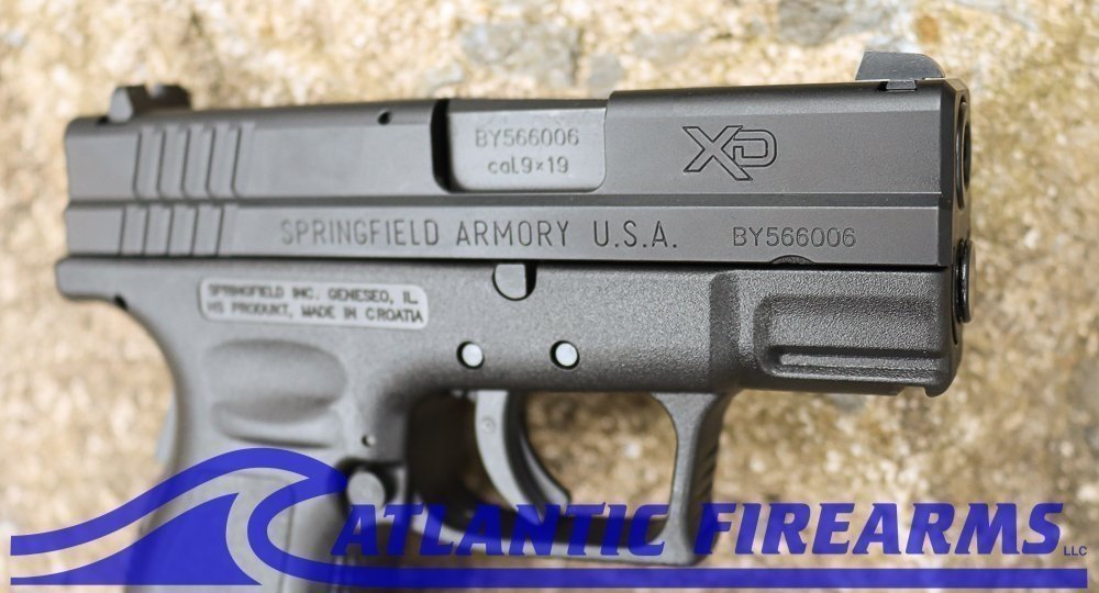 Springfield XD9 Sub Compact 9MM Pistol - AtlanticFirearms.com