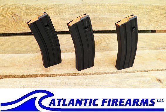Steel 30 Round AR-15 Magazine 3 Pack - AtlanticFirearms.com