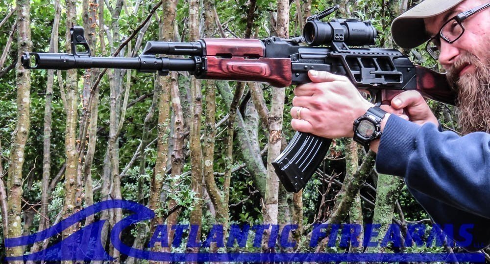 Russian Vepr AK Rifle Burgundy - AtlanticFirearms.com